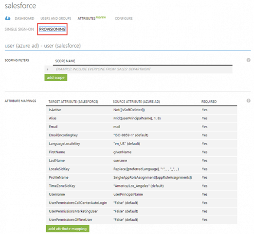 Azure AD SaaS Provisioning, Provisioning identities to SaaS applications